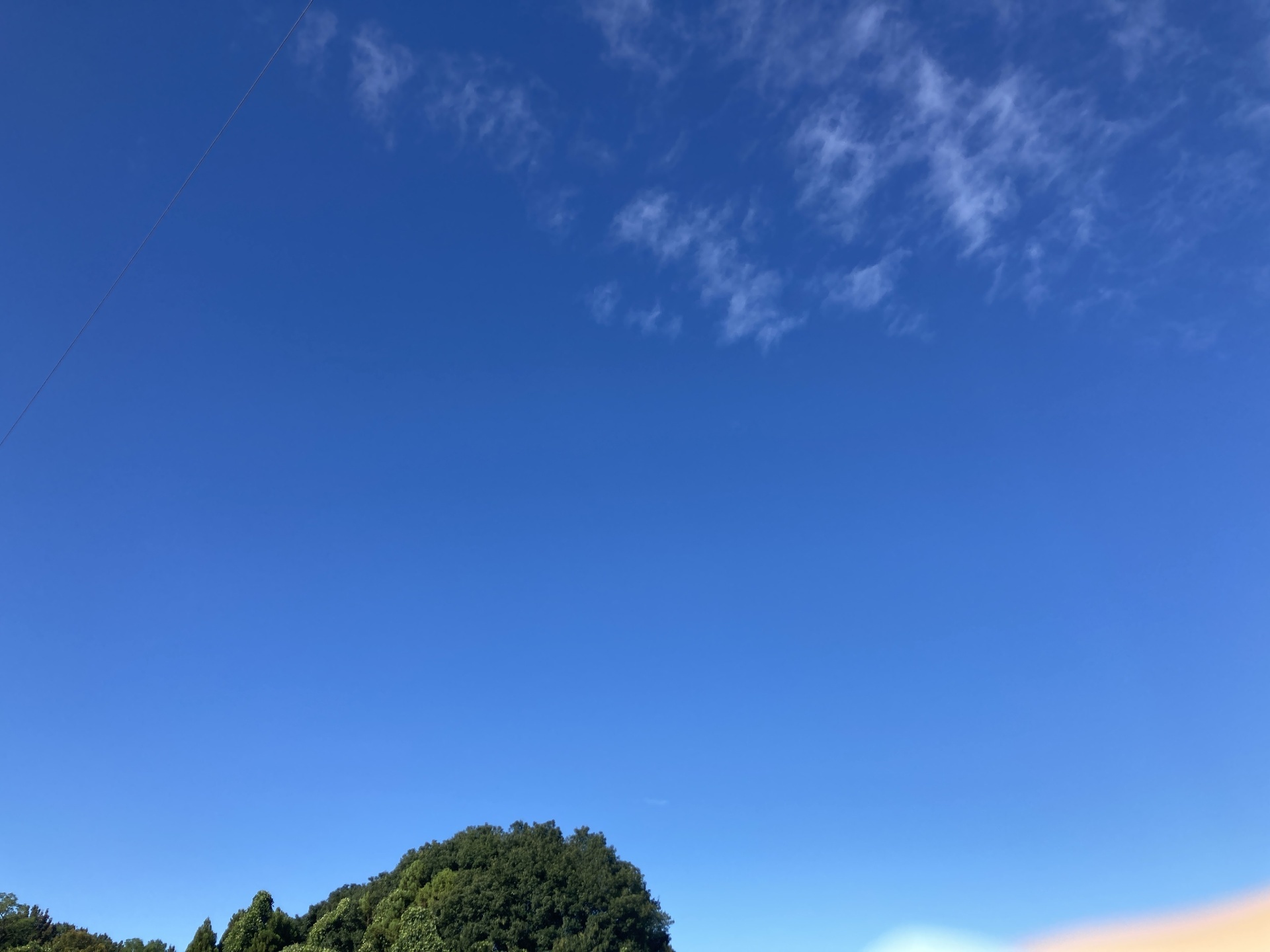 台風一過で"le ciel d'azur": my promenade